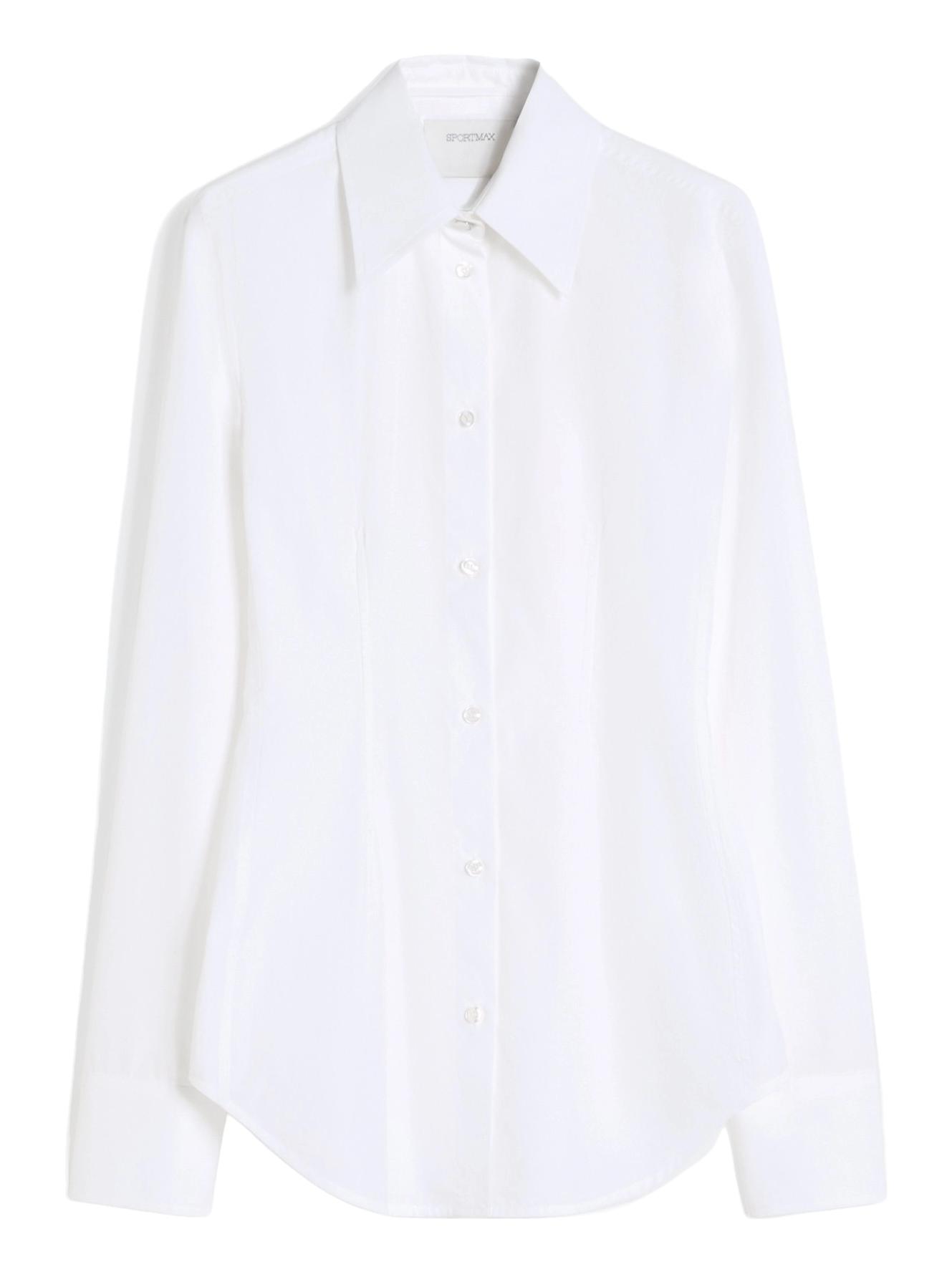 SPORTMAX Sportmax Piacere Fitted Poplin Shirt